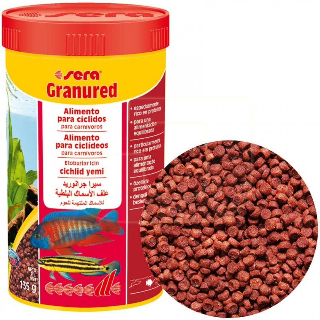Sera Granured Colour Pellets For Carnivorous Fish 135g